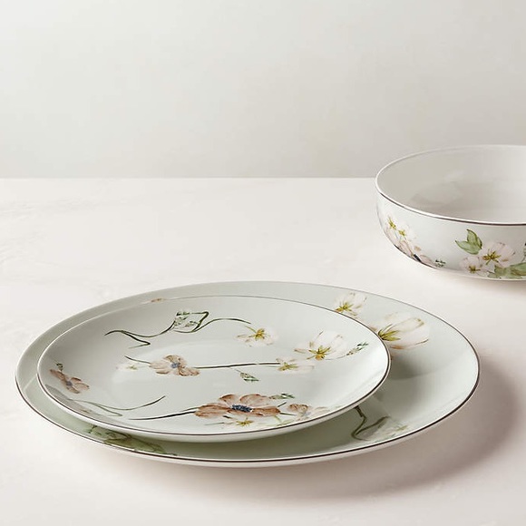 CB2 | Dining | Nwt Cb2 Blossom Floral Salad Plate Set Of 2 | Poshmark